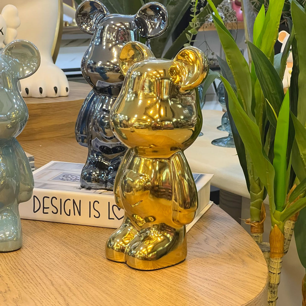 Ceramic Teddy Deco / Money Bank – Okash & Kash